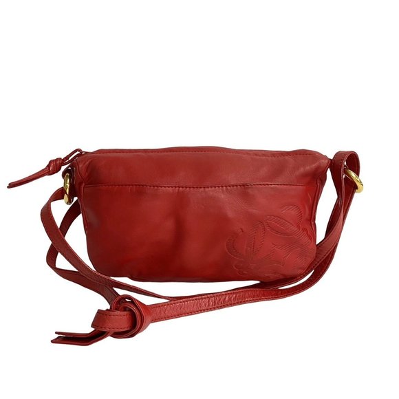 Loewe | Bags | Loewe Anagram Nappa Leather Semi Shoulder Bag Pochette ...